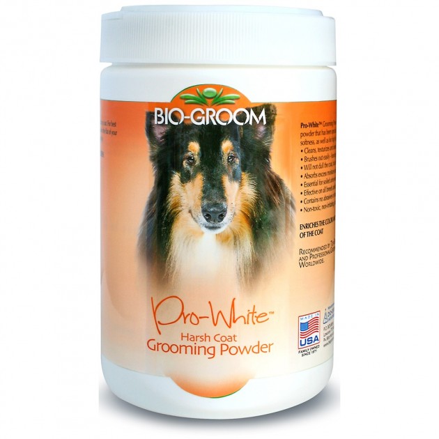 Bio-Groom Pro-White, Harsh Coat, Grooming Powder, 226 g | AnyTail AS